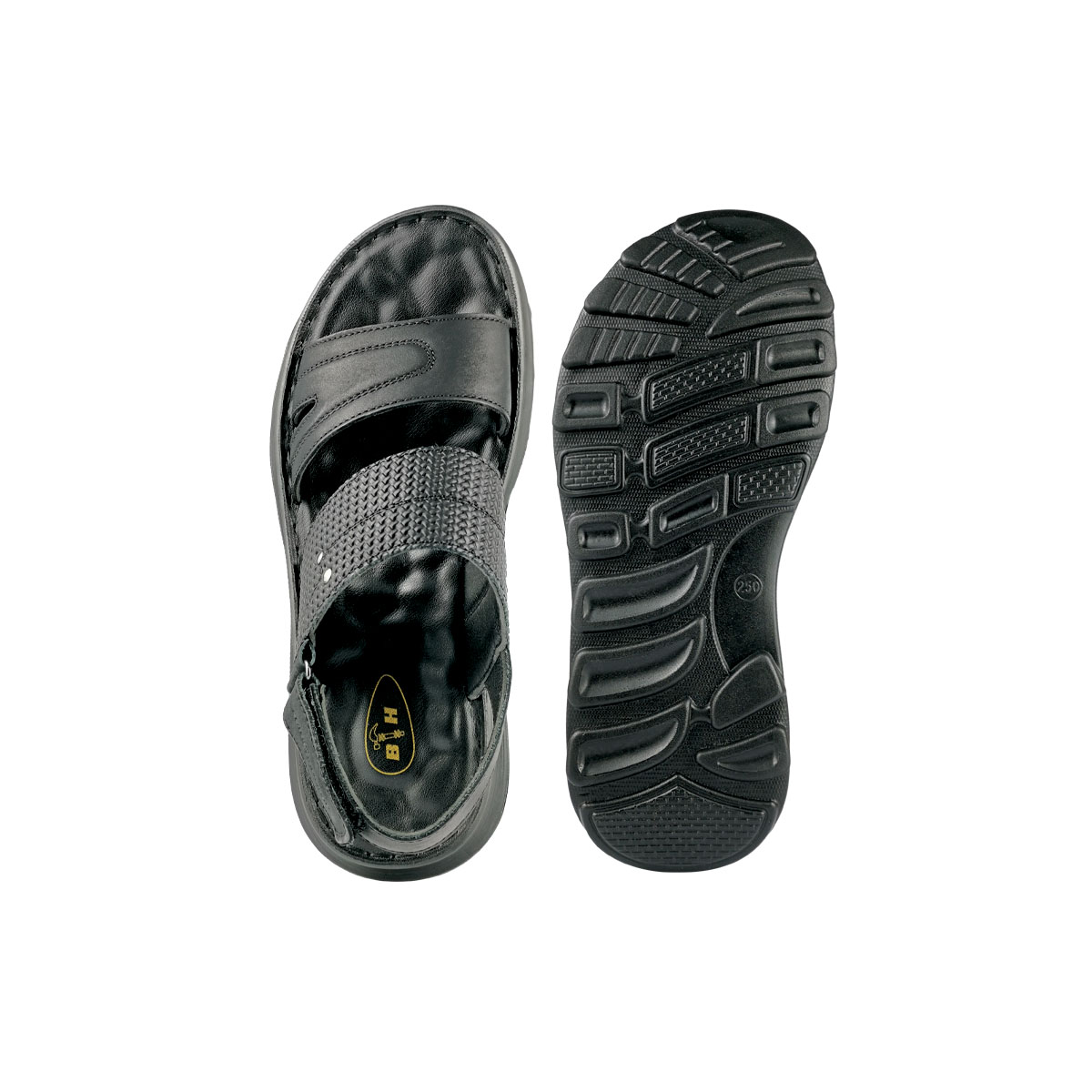 Black Hammer Men Genuine Leather Sandal YSE-26023 | Shopee Malaysia