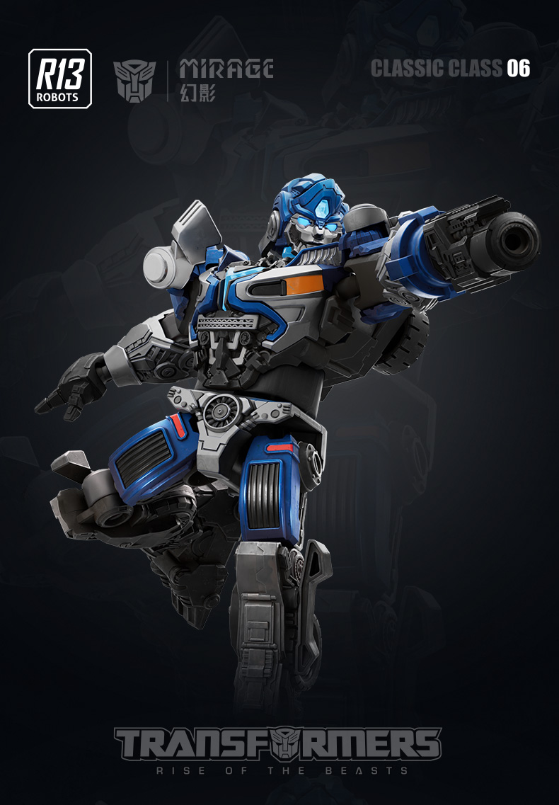Bruco / Buluke Bloks Transformers Rise of the Beast Model Kit - Mirage ...