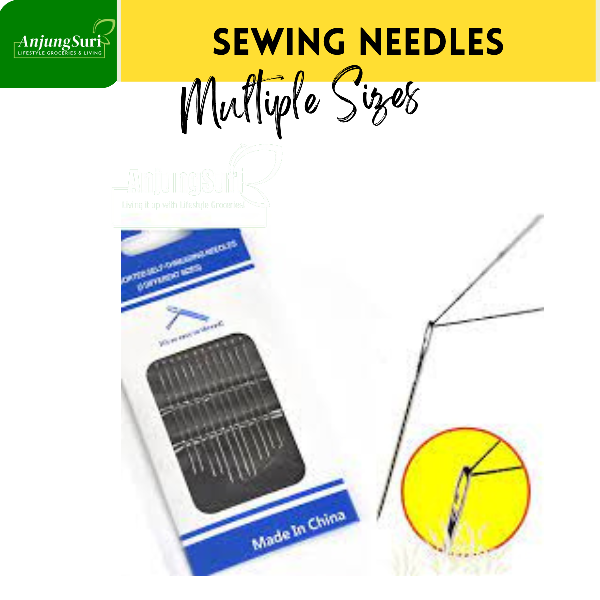 Multifunctional Hand Stitches Stainless Steel Sewing Big Eye Needles ...