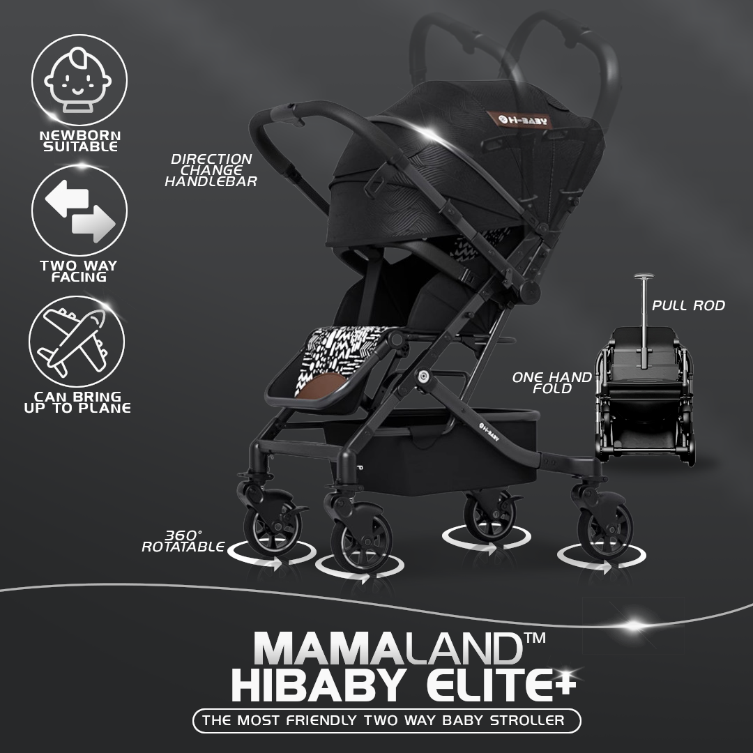 Mamaland Hibaby Elite+ Two Ways Facing Parent Facing Travel Compact ...