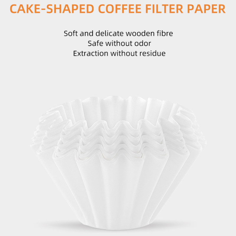 MHW-3BOMBER - 50pcs basket cake shape 155 -185 filter Paper Disposable ...