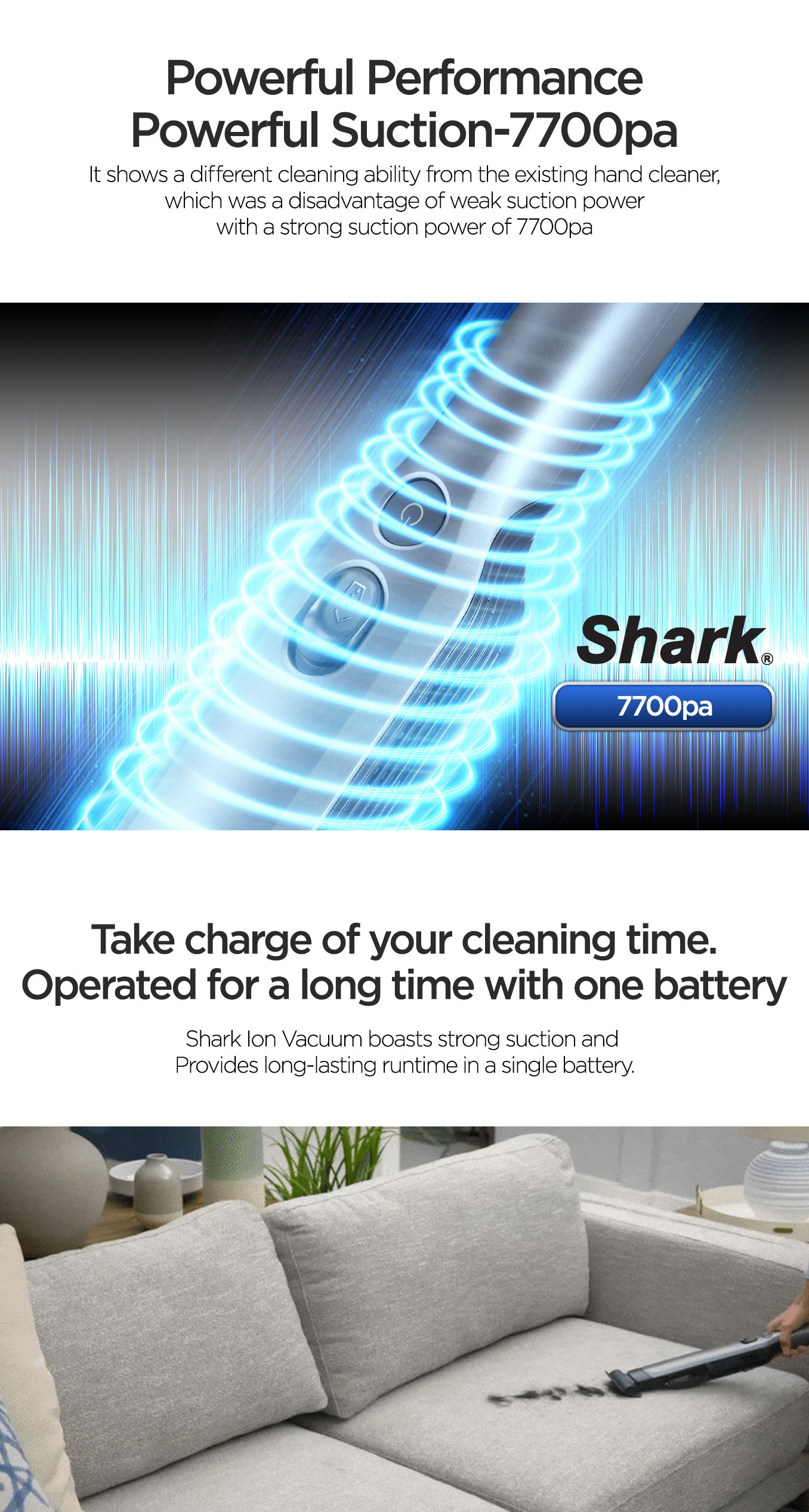 Shark Wandvac Cordless Handheld Lightweight Vacuum Cleaner With Duster ...