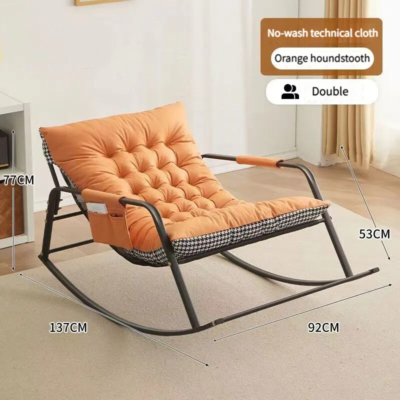 Double Rocking Chair Recline Bedroom Living Room Rocking Chair Leisure ...
