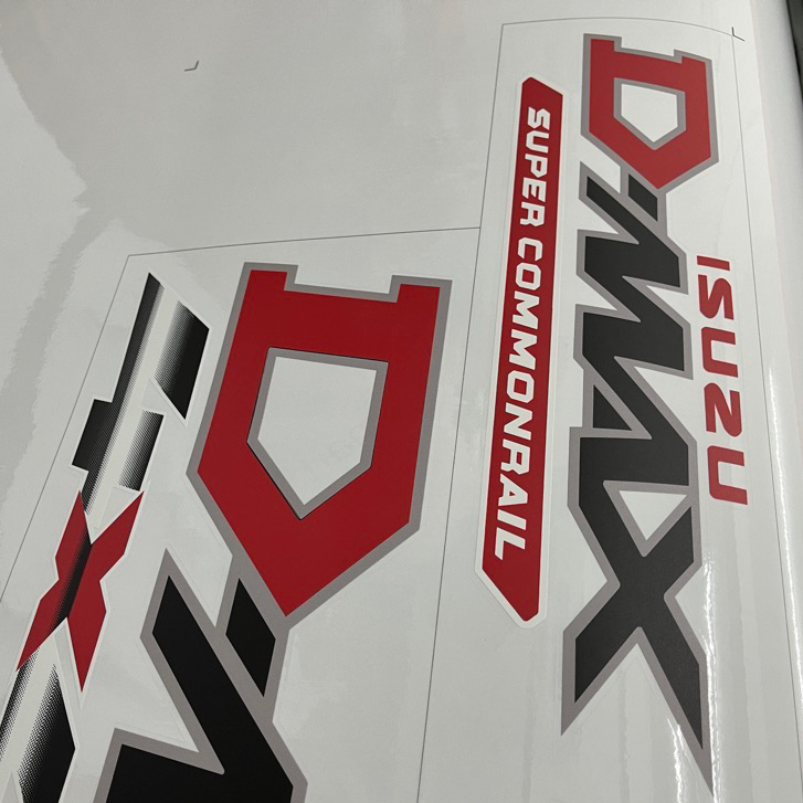 ISUZU DMAX Car Sticker Body Side Front Rear Decal 4x4 DMAX 07 ...