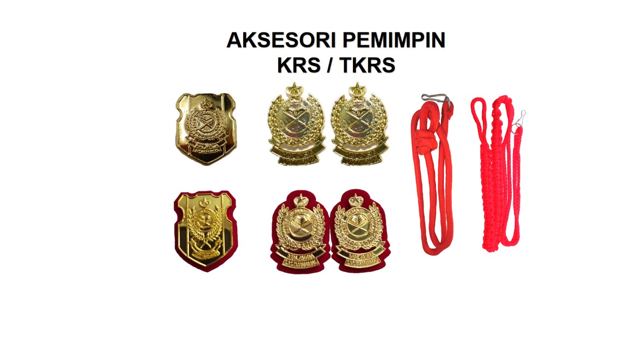 AKSESORI PEMIMPIN PEGAWAI KRS / TKRS utk cikgu/guru. KADET REMAJA ...