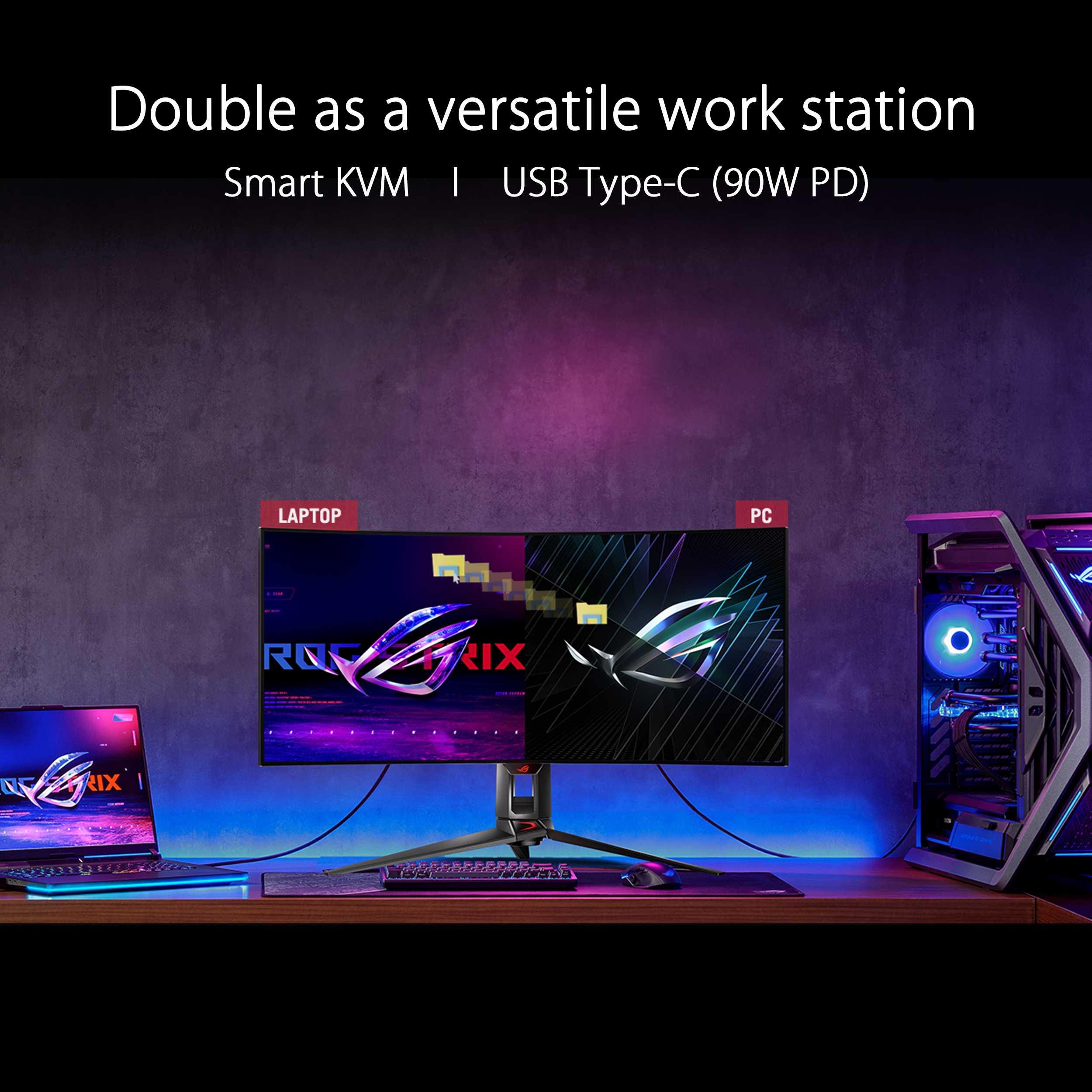 ASUS ROG Swift OLED PG34WCDM gaming monitor ― 34" (33.9" viewable ...
