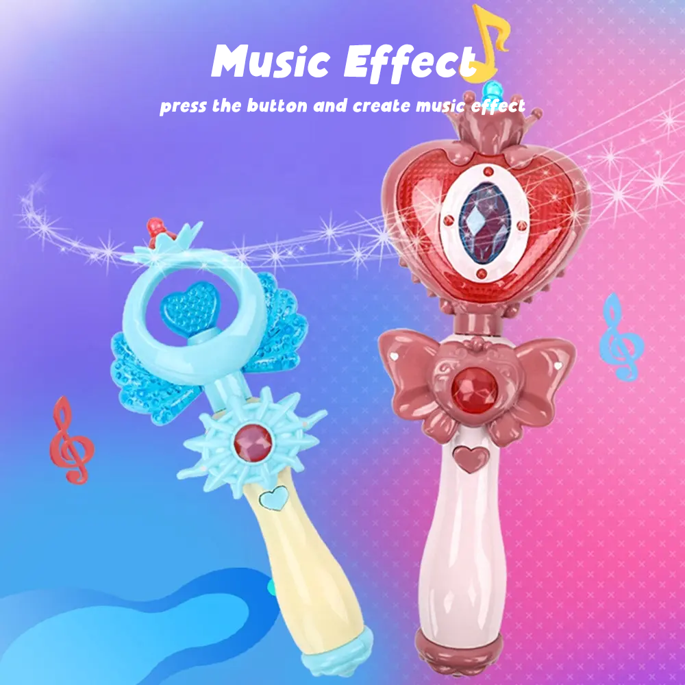 Realeos Magic Wand Led Fairy with Light and Sound Music for Kids Toy ...