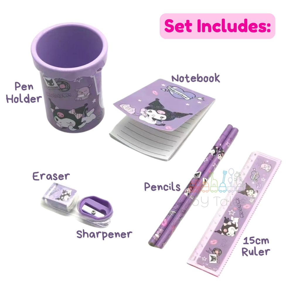 ToyTales 🍭 KUROMI STATIONERY SET 🍭 Sanrio Alat Tulis Kuromi Melody ...