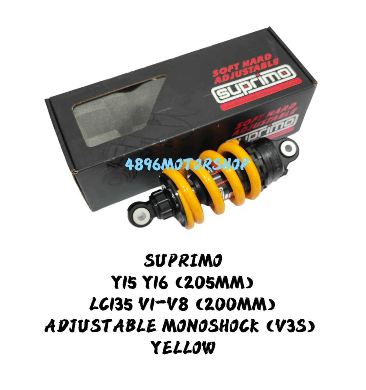 SUPRIMO V3S VERSION 3 ADJUSTABLE MONOSHOCK YAMAHA Y15ZR Y16ZR LC135 Y15 Y16 LC 135 V1-V8 RS150 ...