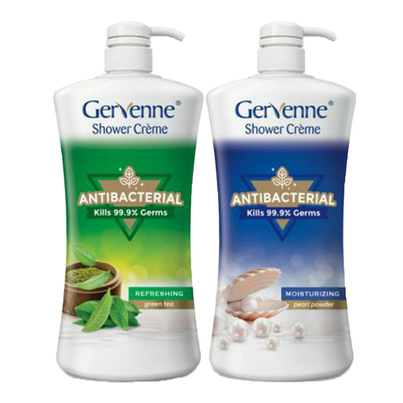 Gervenne Shower Creme Antibacterial Kills 99.99% Germs 850g Body Wash ...