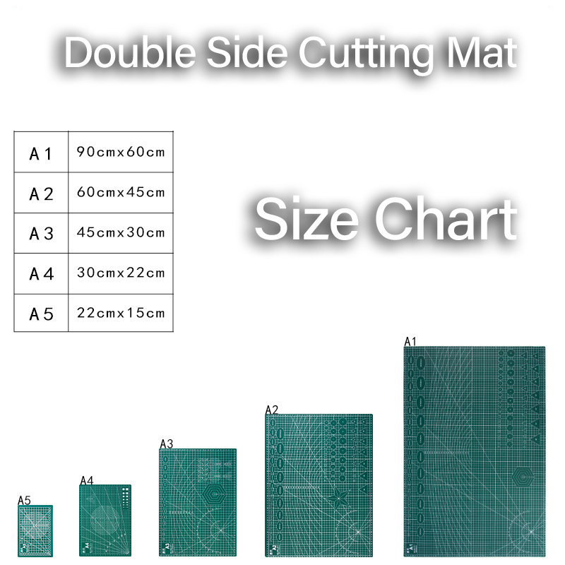 Double Side Cutting Mat • Paper Cutting Board • DIY Heavy Duty A1 A2 A3 ...