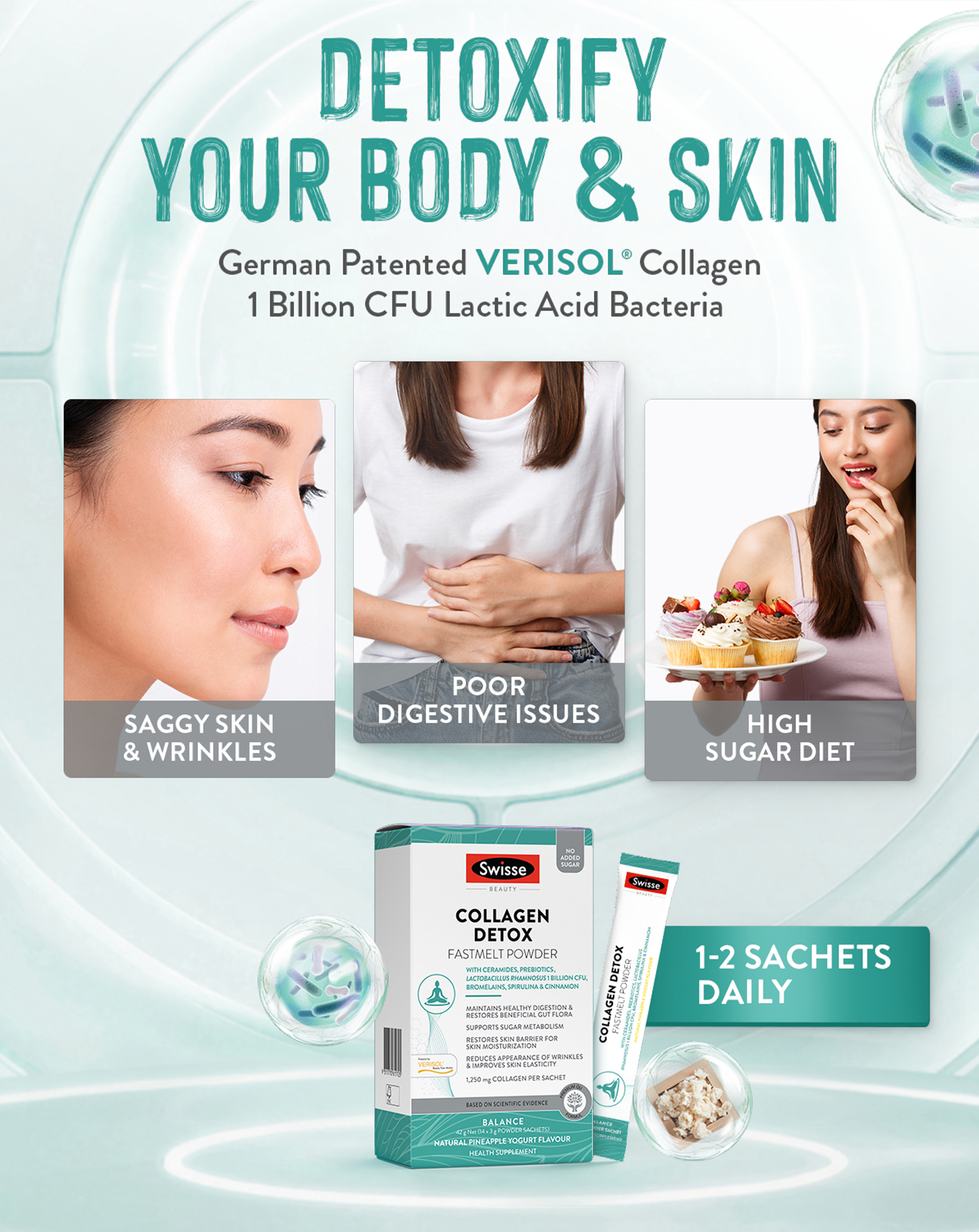 Swisse Beauty Collagen Fastmelt Powder (14 x 3g) | Shopee Malaysia
