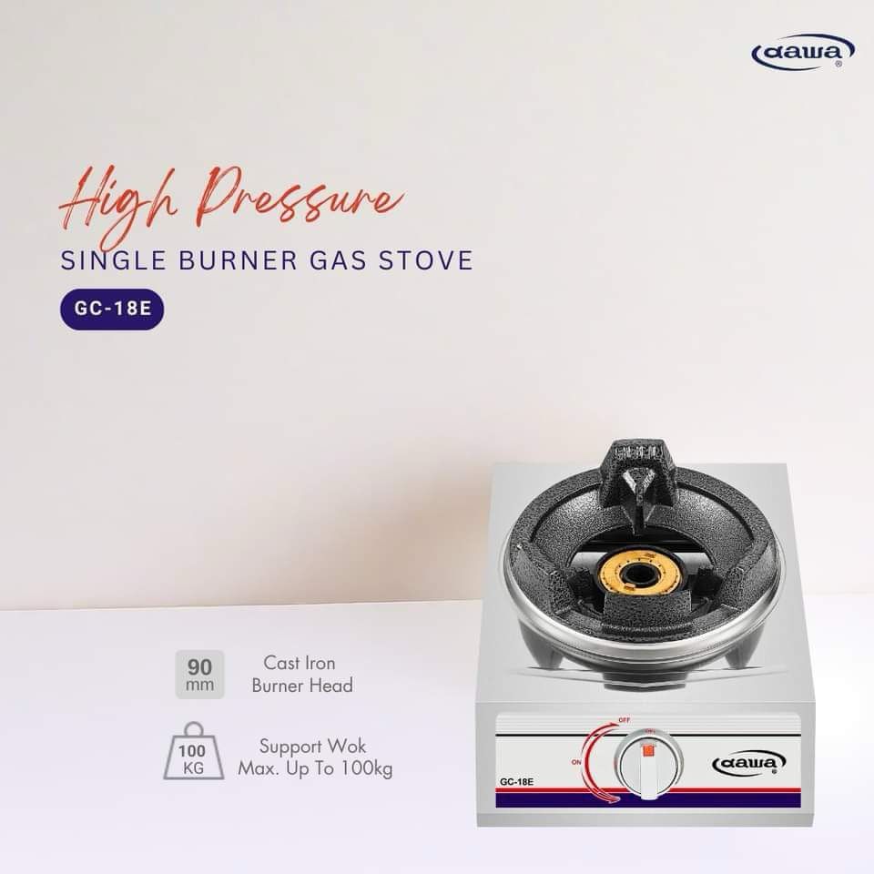 DAWA Gas Cooker High Pressure Stainless Steel Gas Stove Powerful Flame ...