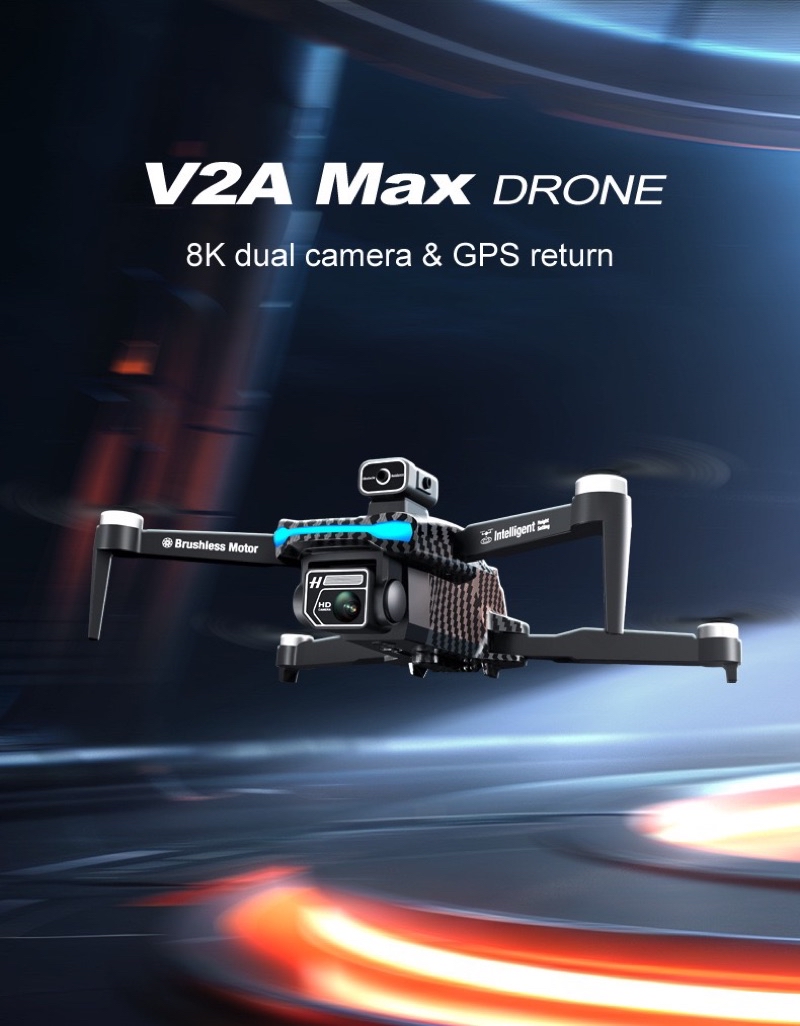 FEO Carbon V2 Max GPS Drone RC Drone 4k 1.2KM Distance 5G WiFi live ...