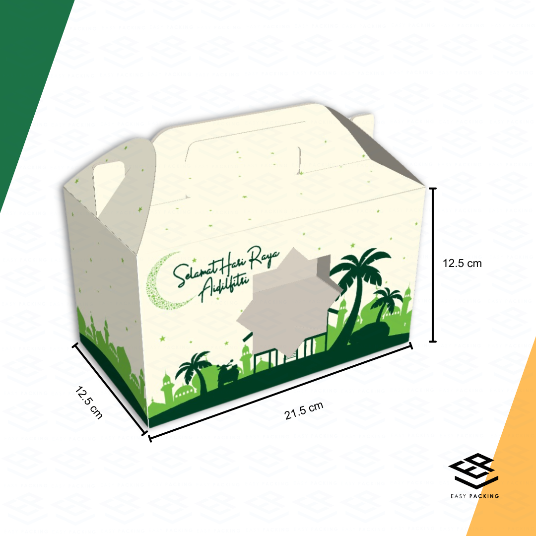 50pcs/100pcs BUNDLE HARI RAYA HANDLE BOX HARI RAYA GIFT BOX KOTAK ...
