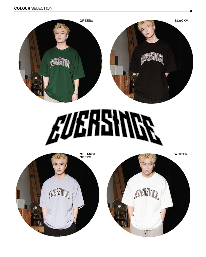 Eversince Charm Basic Logo T-Shirt Grey | Shopee Malaysia