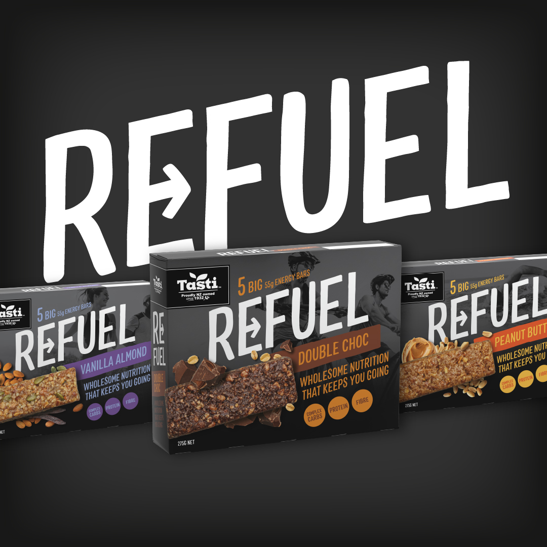 Tasti REFUEL Big Energy Bars PROTEIN FIX (Vanilla Almond/ Peanut Butter ...