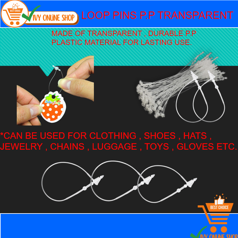 [Ready Stock] Loop Pins 5,000 pieces Loop lock Pins / Price Tag Pins ...