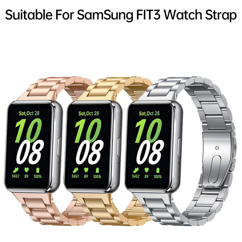 Samsung Galaxy Fit 3 Magnetic Milanese Loop Link Metal Metal Strap Band ...