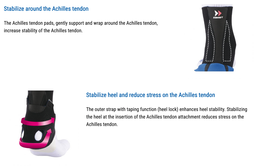 ZAMST AT-1 (Achilles Tendon Brace Support) | Shopee Malaysia