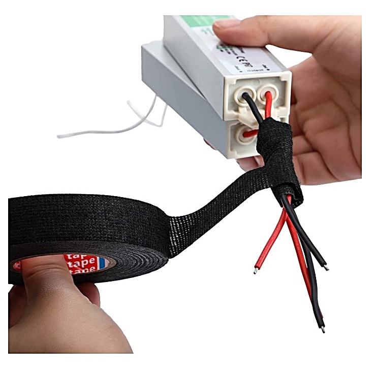 15Meter Adhesive Cloth Tape Wiring Wire Wayar Car High End Sound ...