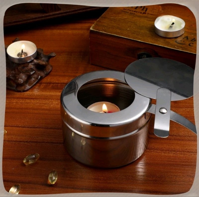 Stainless Steel Wax Heating Sterno Fuel Burner Holder for Chafing ...