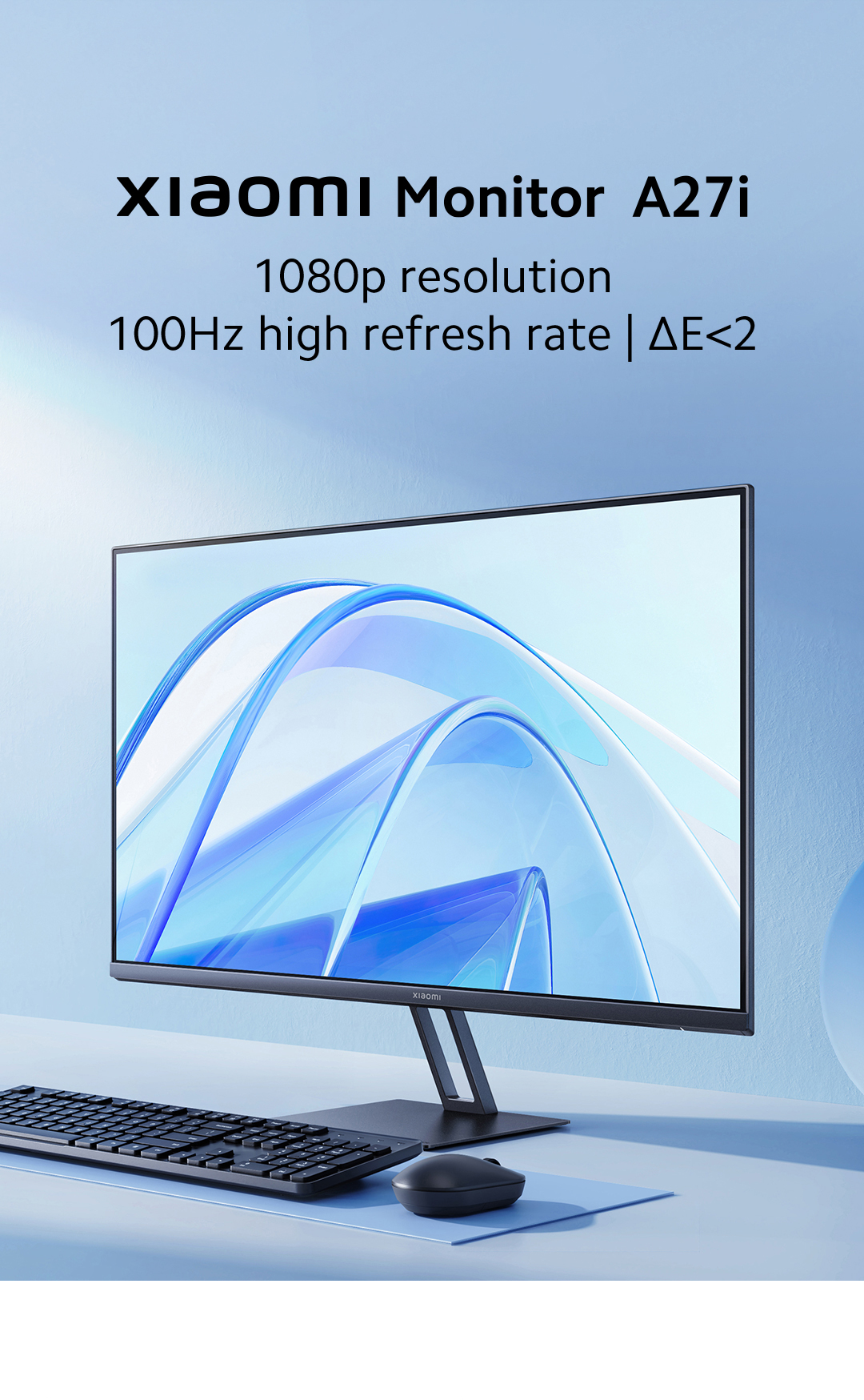 Xiaomi Monitor A27i 1080P/100Hz refresh rate/HDMI 2.0+DP 1.4 port/IPS ...