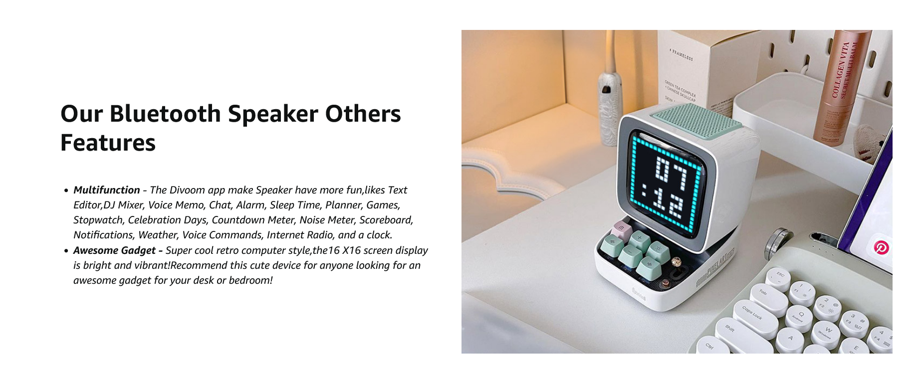 Divoom Ditoo Plus&Ditoo Pro&Ditoo 5m Global Version Pixel Art Game ...