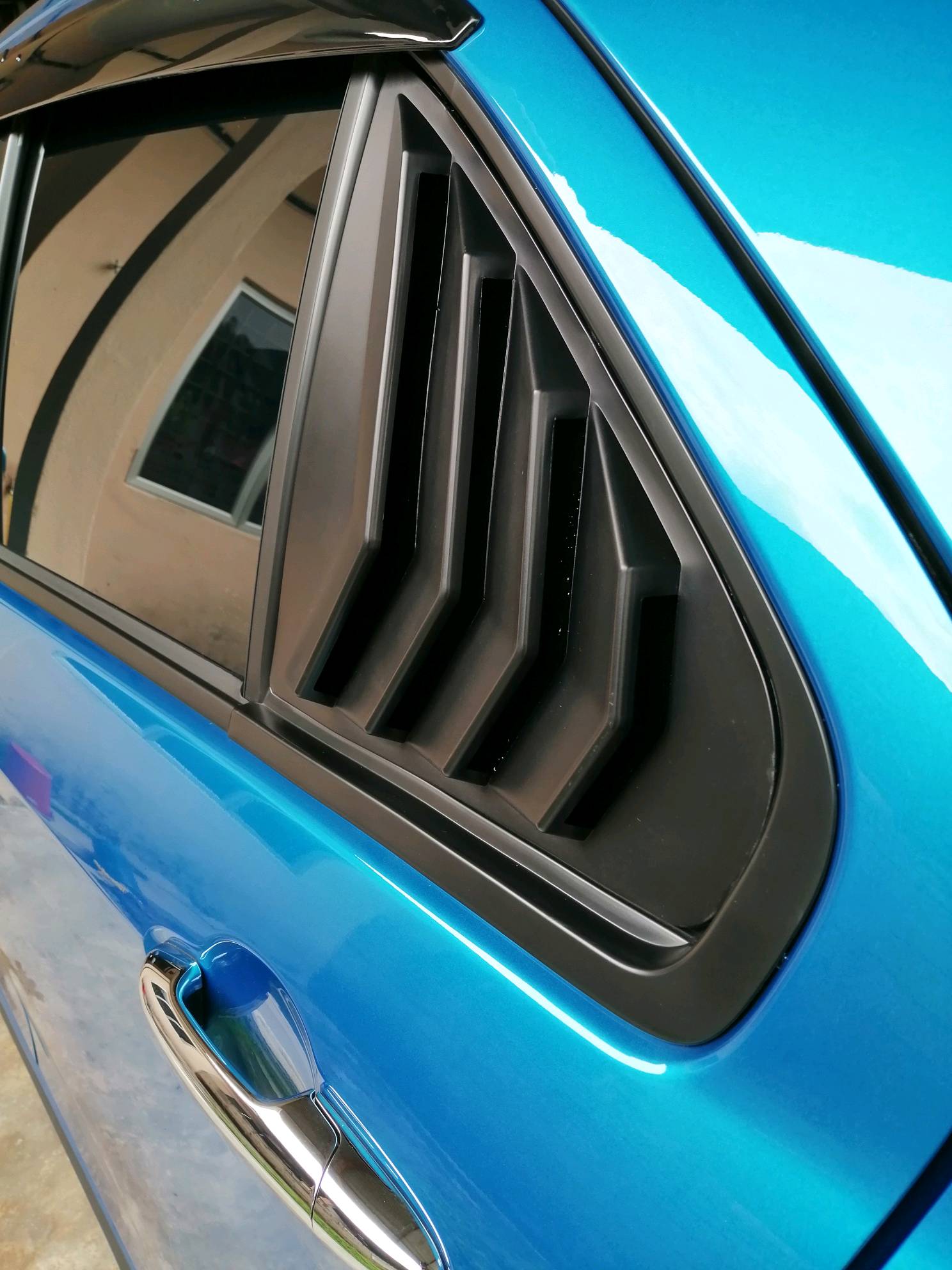 Perodua Bezza 2016-2024 Mustang Rear Side Louver Window Mirror Cover ...