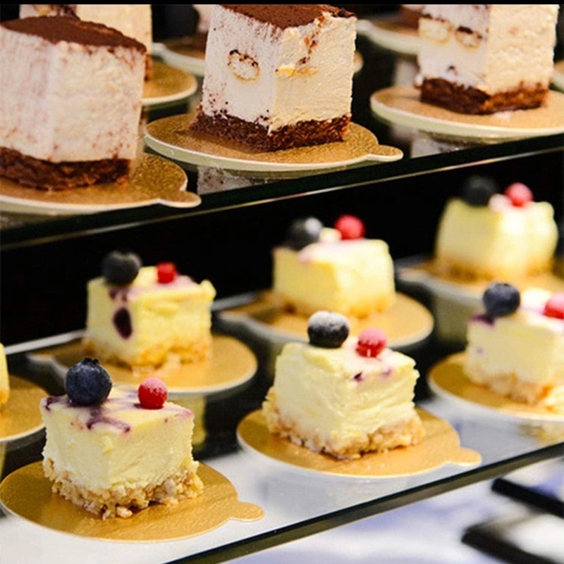 100pcs/pack Kek Papan Mousse Cake Board Mini Cake Base Papan Kek Mini ...