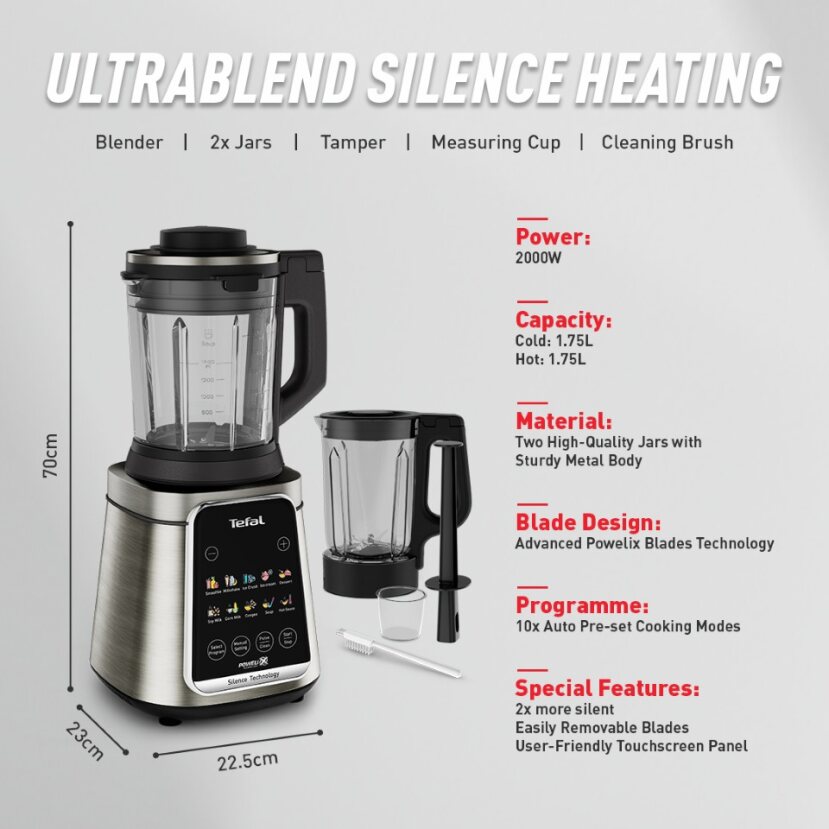 Tefal/Kenwood OneTouch High Speed Smart Food Processor and Blender ...