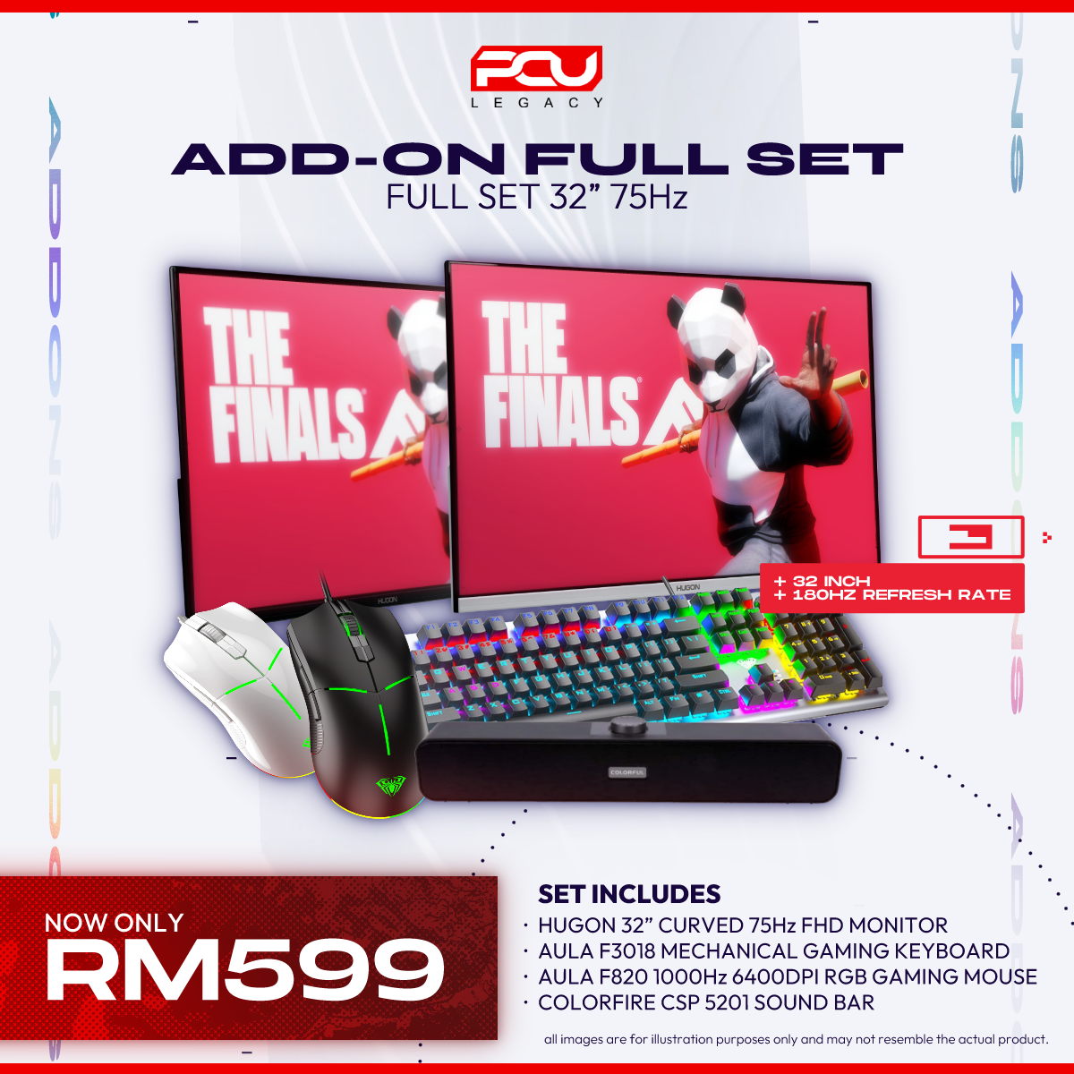 Addon Full Set PC Package Product (Only For Bundle PC) | Shopee Malaysia