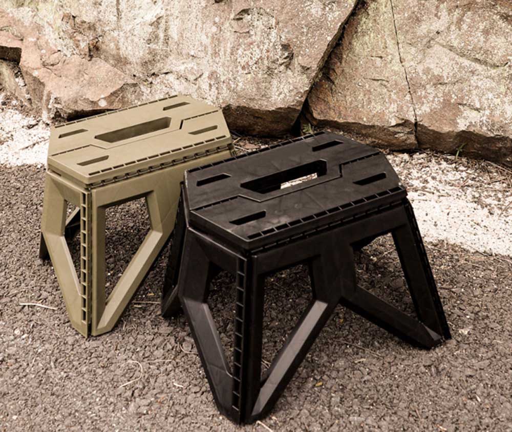 Military Folding Stool Outdoor Camping Chair Army Foldable Step Stools ...