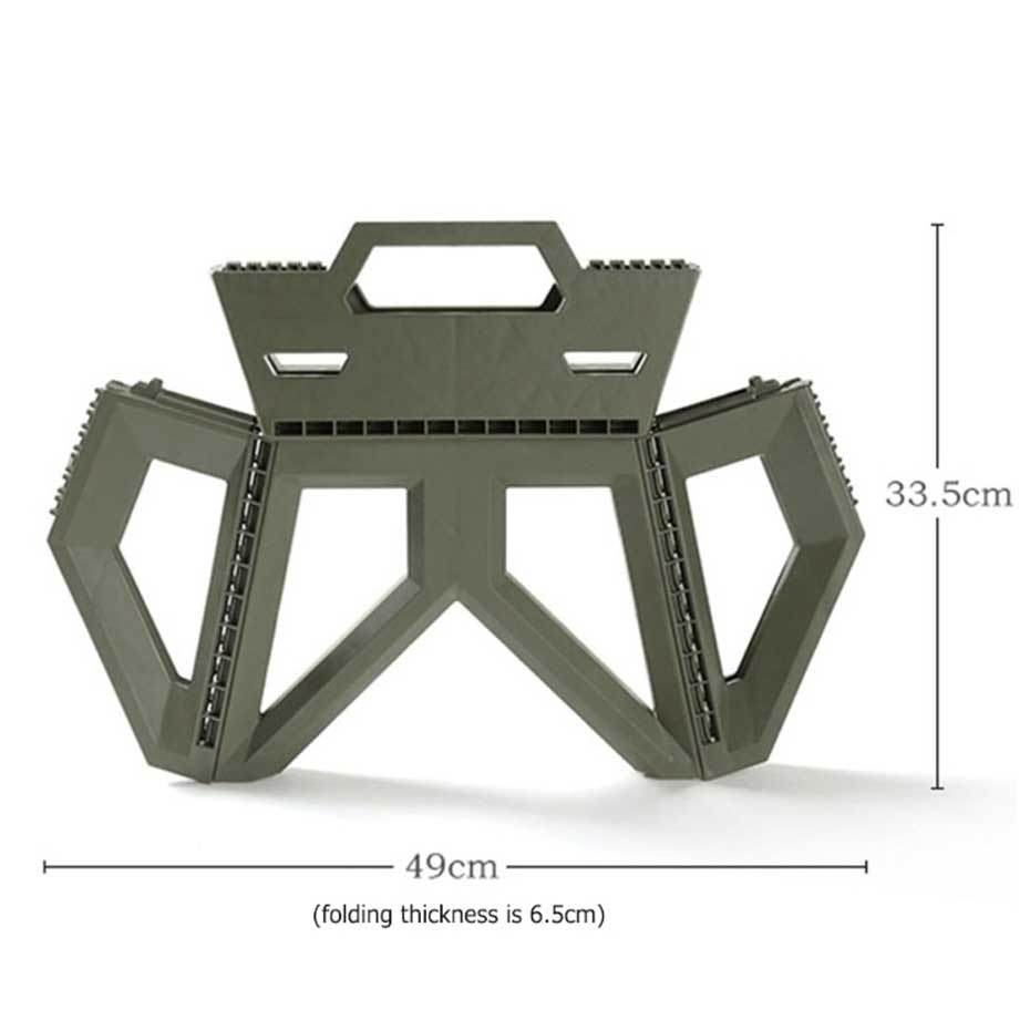 Military Folding Stool Outdoor Camping Chair Army Foldable Step Stools ...