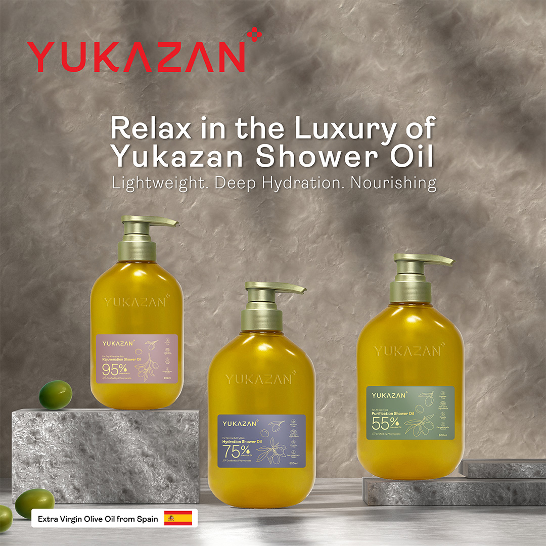Yukazan 75% Hydrating Shower Oil (500ml) | Shopee Malaysia