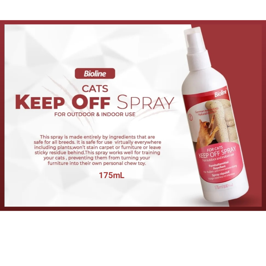 Bioline Keep Off Spray Cat Repellent 175ml | Shopee Malaysia