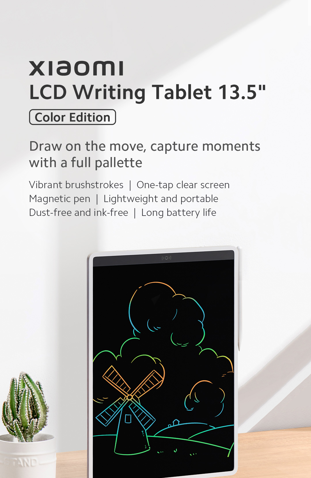 Xiaomi Mi LCD Writing Tablet 13.5" (Color Edition) | Shopee Malaysia