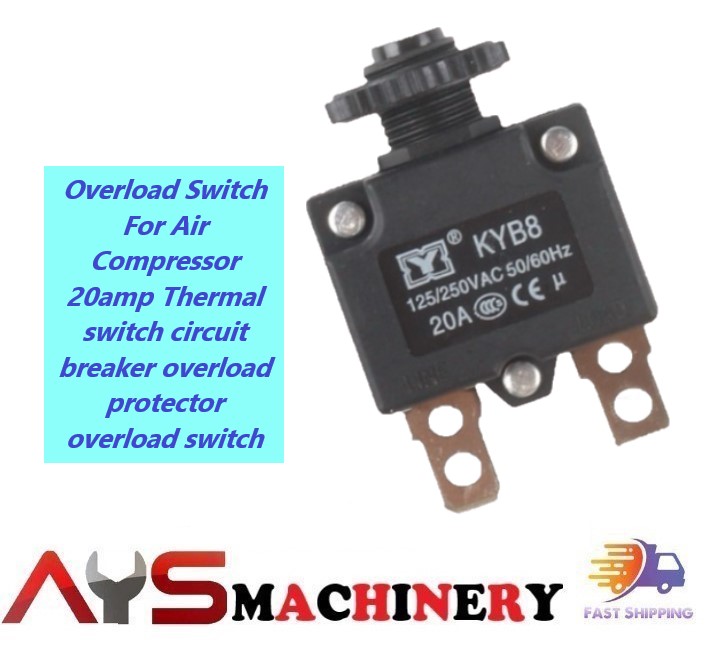 Overload Switch For Air Compressor 15amp 20amp | Shopee Malaysia