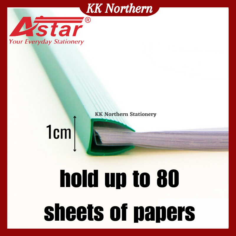 (ASTAR) PVC Slide Binder A4 Report Cover Slide Bar Binder File Q310 ...