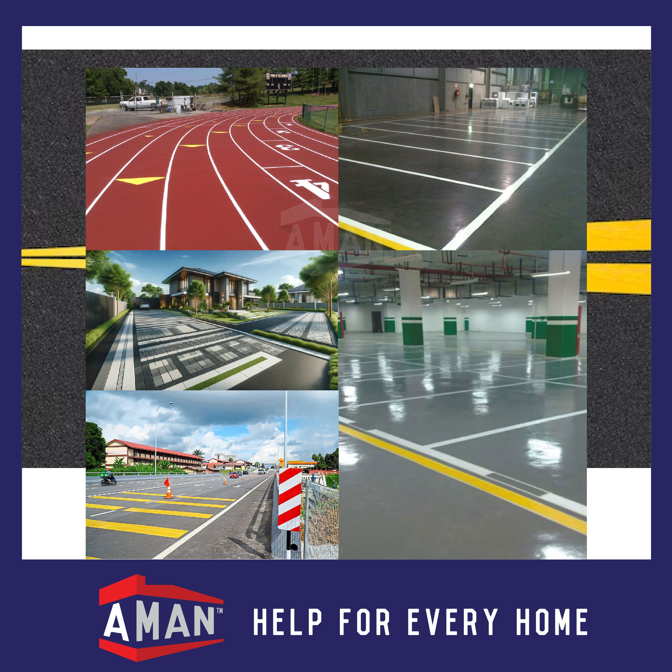 THEAOSON Road Marking Spray Paint Stripe Line Marking Road line Paint ...