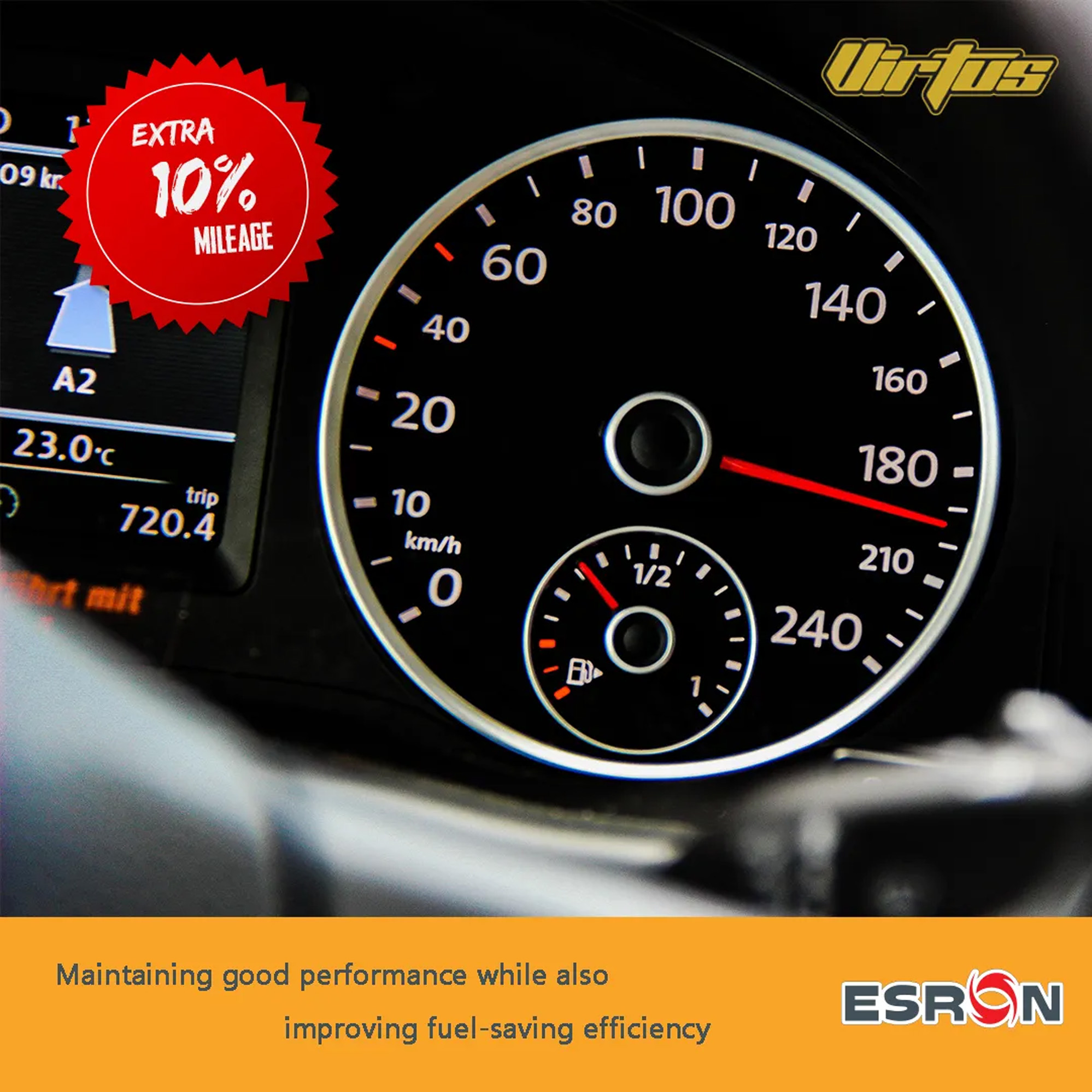 ESRON Virtus ES77 Fully Synthetic Engine Oil SAE 0W-20 ( 4 Liters ...