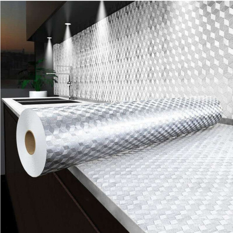 60cm x 5M Transparent Anti-oil Wall Sticker Self Adhesive Heat ...