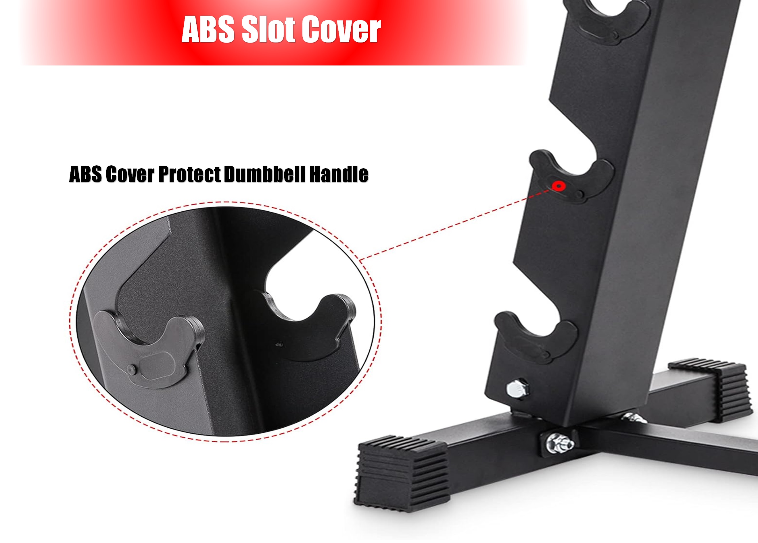 A-Frame Rak Pemberat Dumbbell Rack Stand Only, 6 / 3 Tier Steel Weight ...