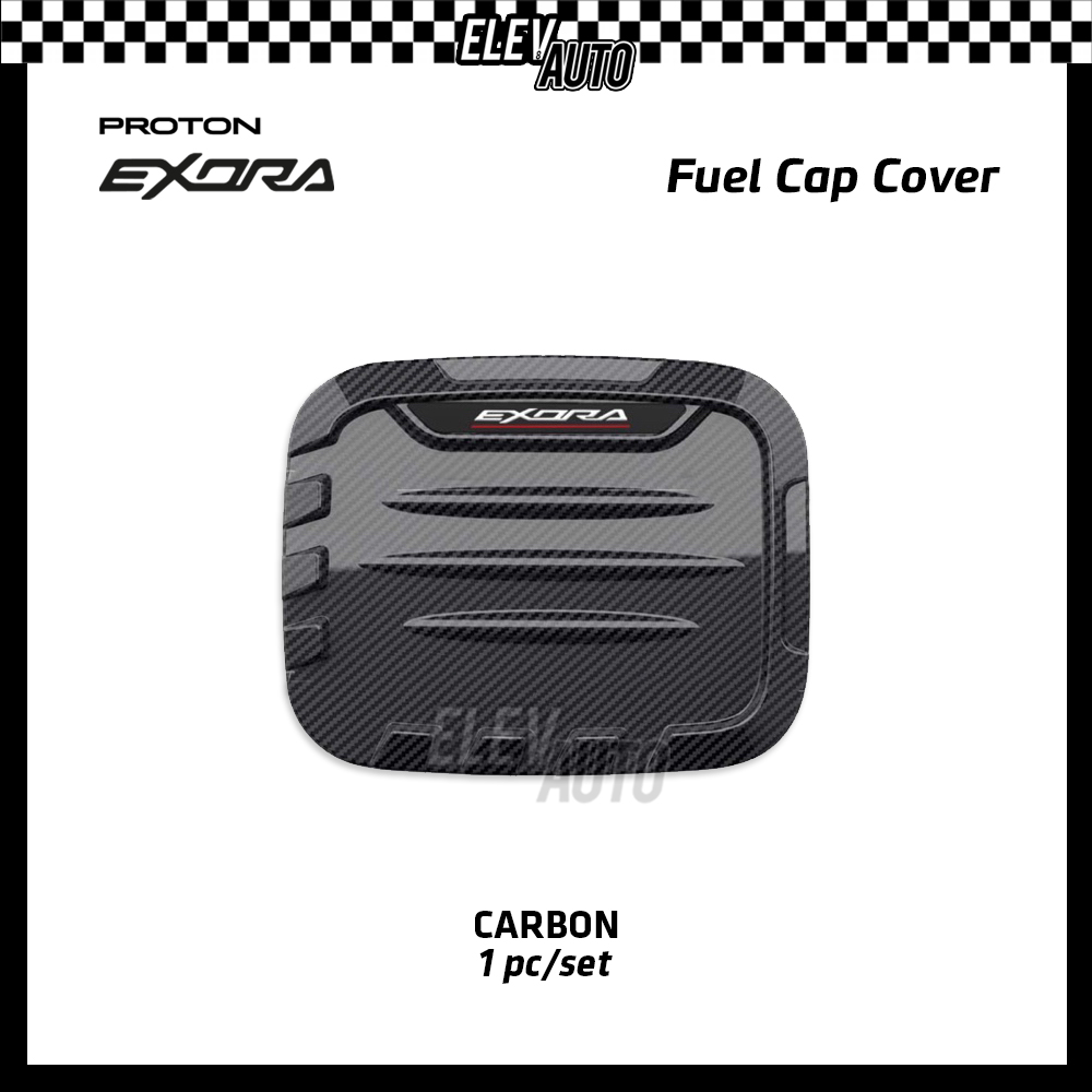 Proton Exora 2009 - 2020 Fuel Cap Cover Gas Tank Cap Trim Carbon Fiber ...