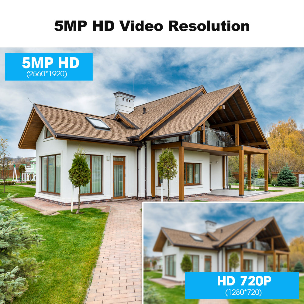 (5MP) SriHome NVS010-IPC056 NVR WiFi Touch Screen Monitor 4-Channel ...