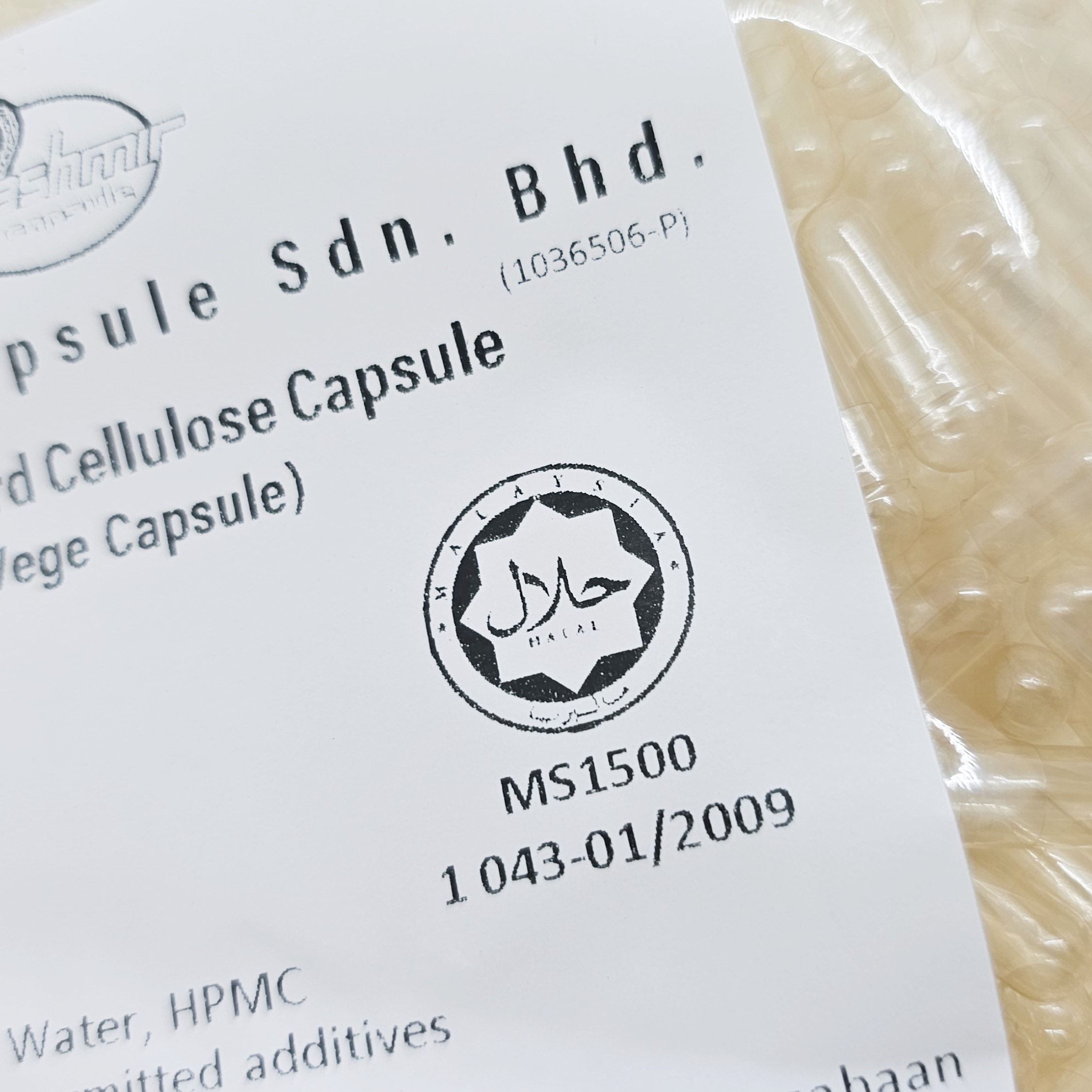 NASHMIR 100 pcs Empty Capsule Vege Size 1 & 0 / Kapsul Kosong Halal ...