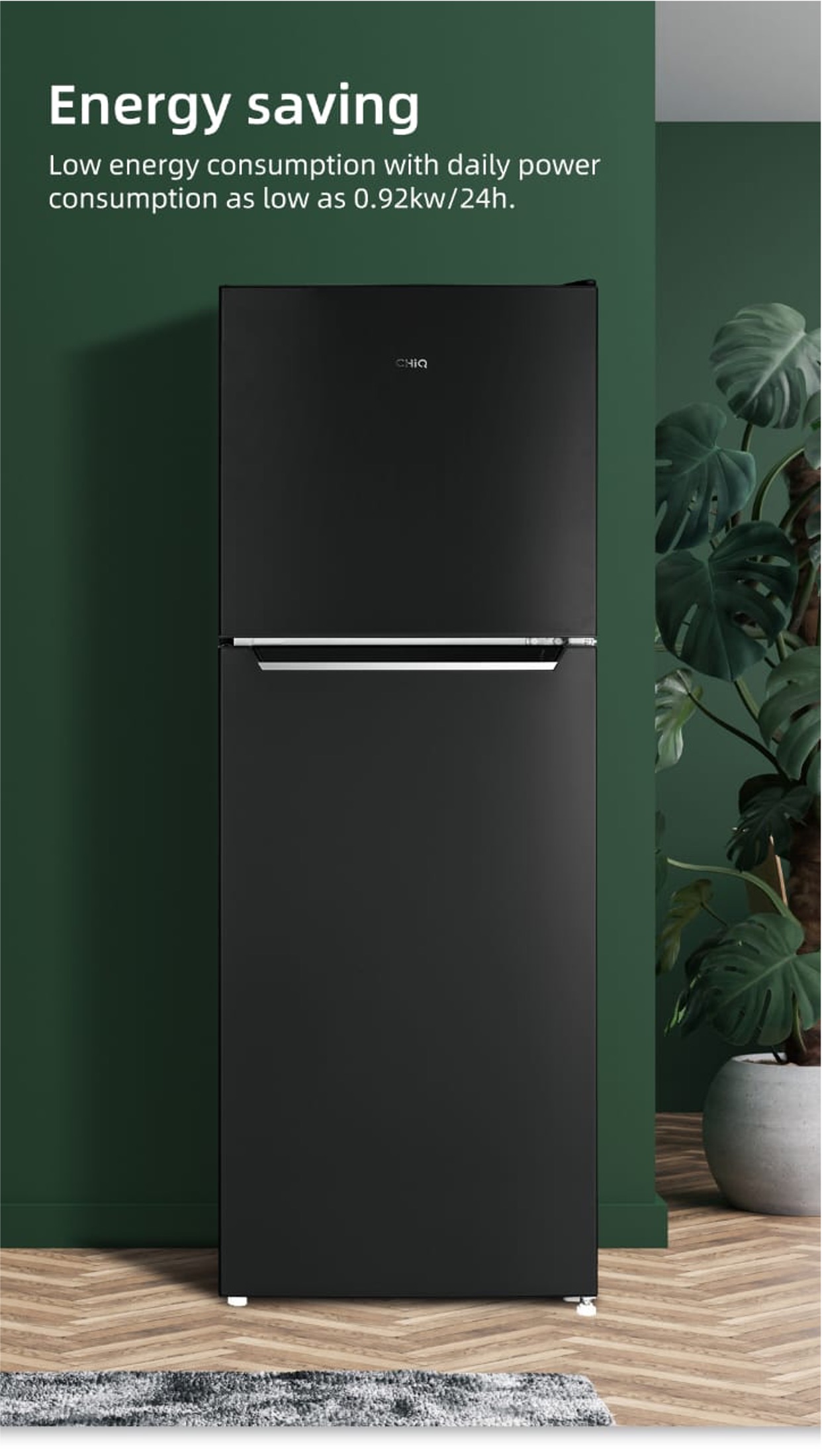 [FREE SHIPPING] CHiQ Fridge 2 Door Top Freezer Refrigerator (166L ...