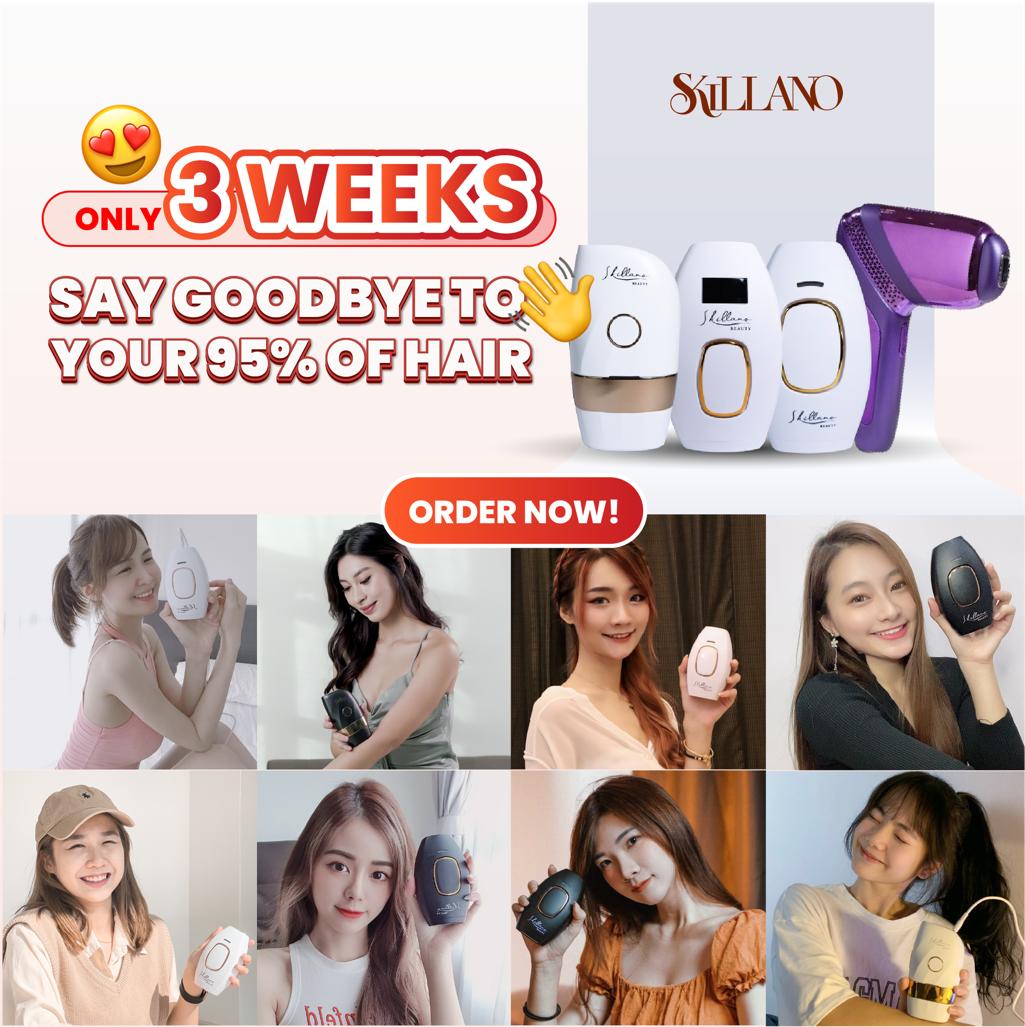 Skillano Premium IPL Laser Hair Removal Machine 400000 Flashes Laser ...