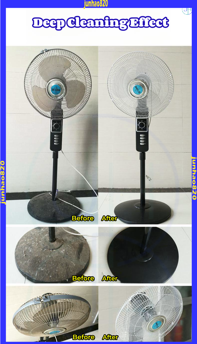 500ml Fan Cleaner Spray Wall Fan Ceiling Standing Office Exhaust Home ...