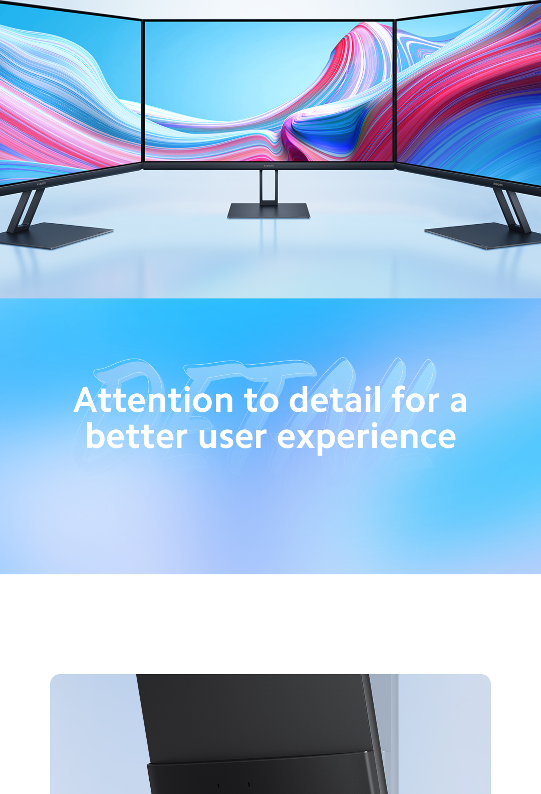 Xiaomi Monitor A24i 100Hz refresh rate/1080P FHD/IPS Screen/HDMI+DP 1.4 ...